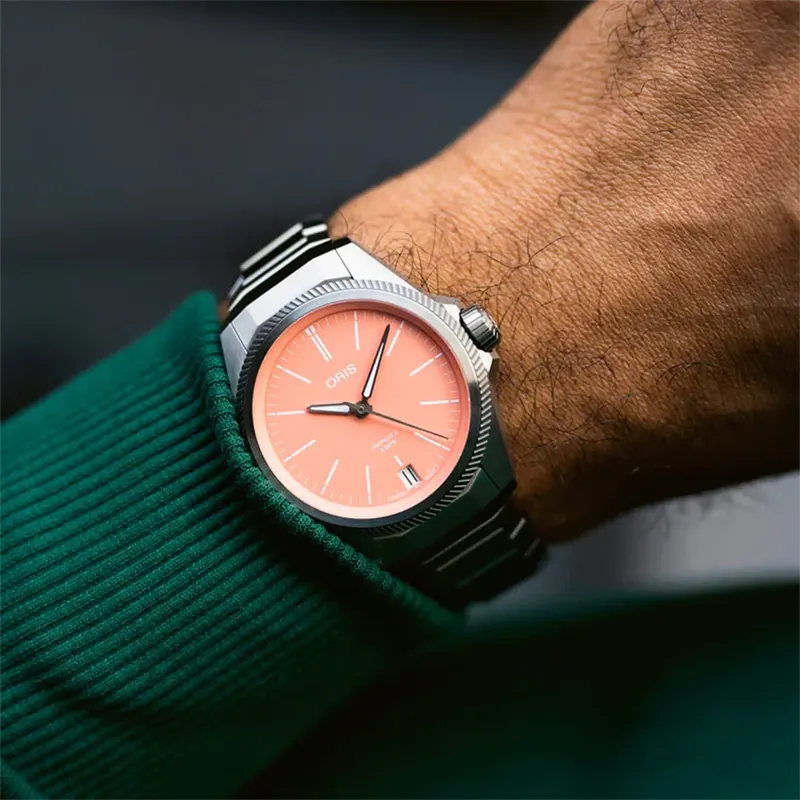 Oris ProPilot X Calibre 400 Pink Dial Men's Watch | 0140077787158