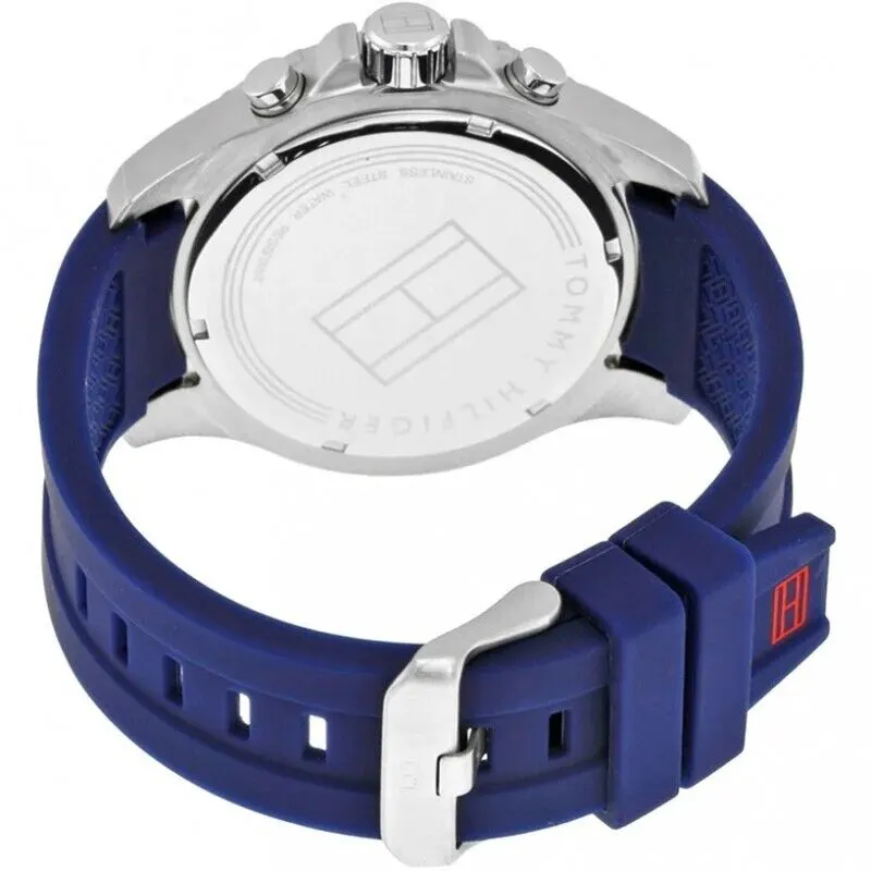 Tommy Hilfiger Multi-Function Blue Silicone Men's Watch | 1791142