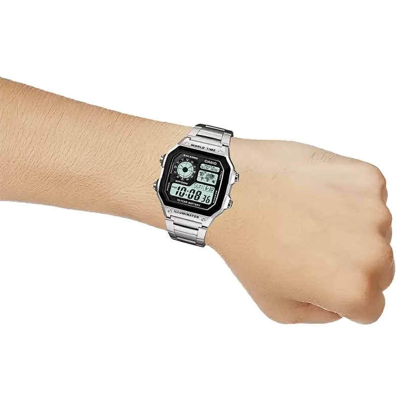 Casio Youth AE-1200WHD-1AVDF Digital Black Dial Men's Watch