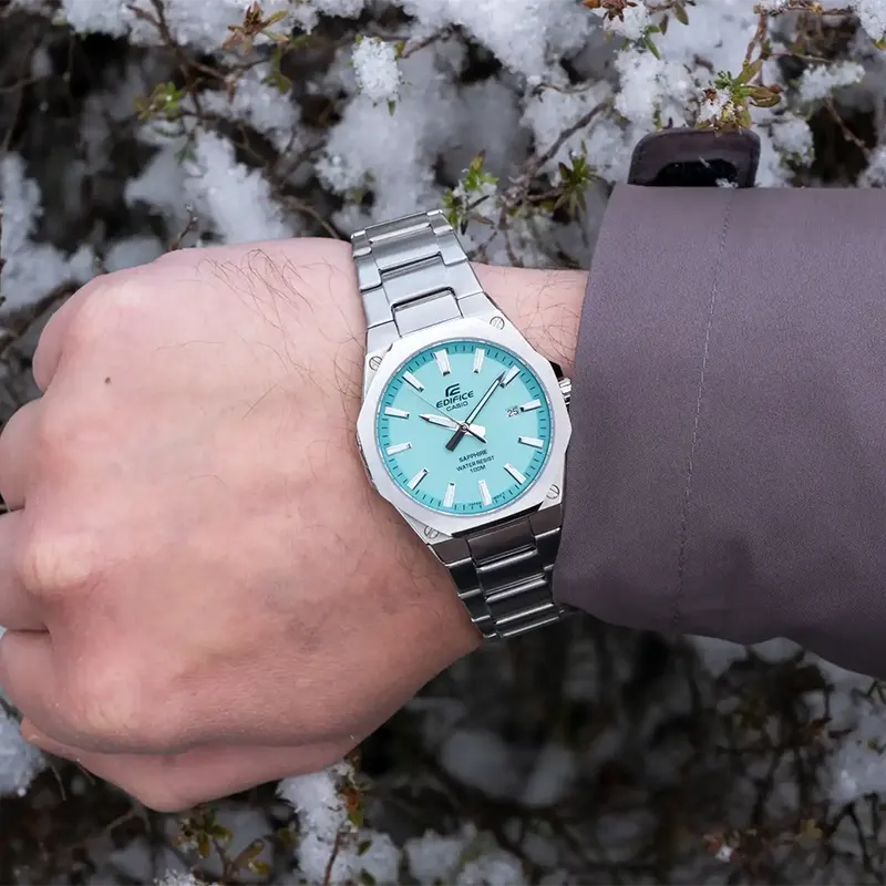 Casio Edifice EFR-S108D-2BV Tiffany Dial Men's Watch