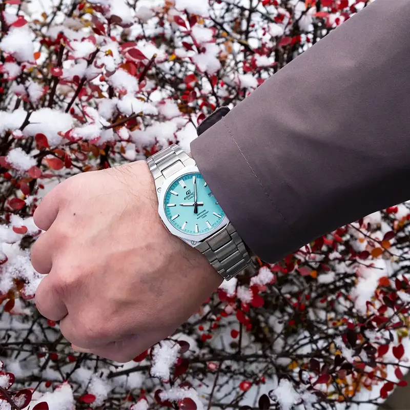 Casio Edifice EFR-S108D-2BV Tiffany Dial Men's Watch