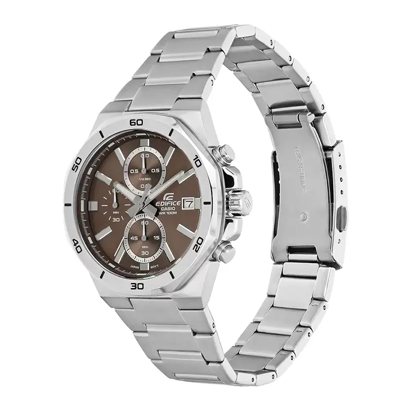 Casio Edifice EFV-640D-5AV Chronograph Brown Dial Mens Watch
