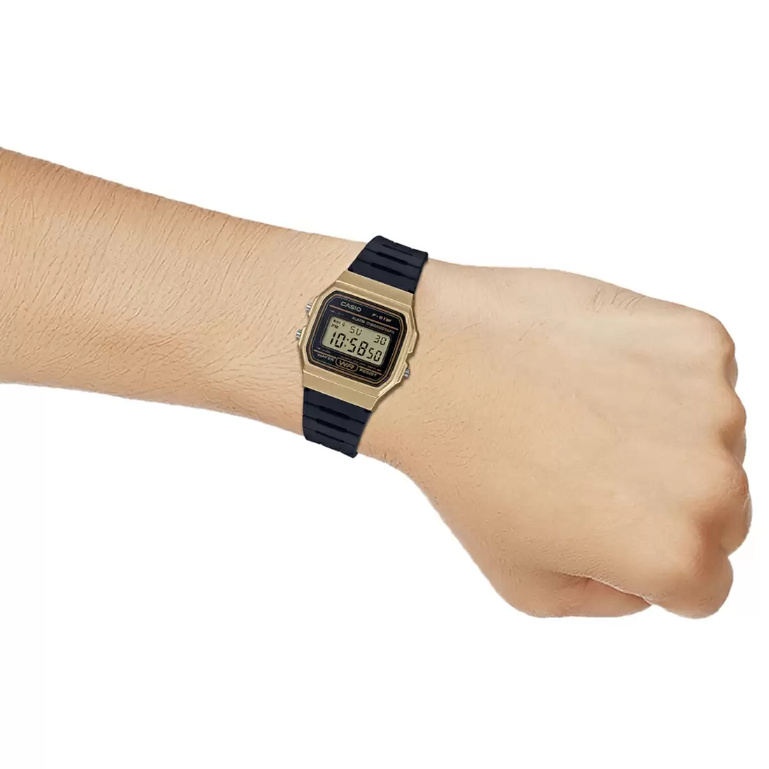 Casio F-91WM-9ADF Youth Digital Black Dial Men's Watch