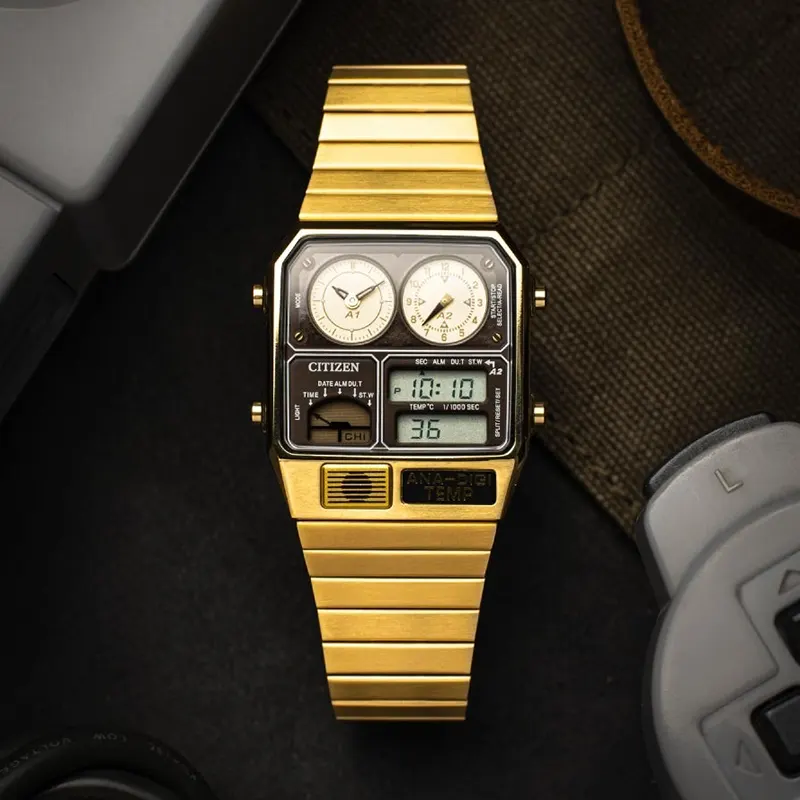 Citizen Vintage Dual Time Thermometer Men's Watch | JG2103-72X