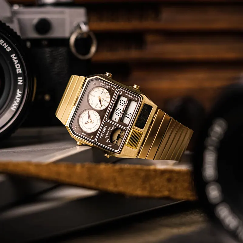 Citizen Vintage Dual Time Thermometer Men's Watch | JG2103-72X