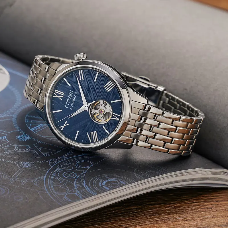 Citizen Automatic Open Heart Blue Dial Men’s Watch | NH9130-84L