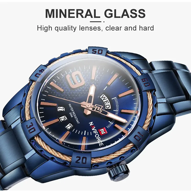 Naviforce Fashion NF9117 Blue Dial Men's Watch