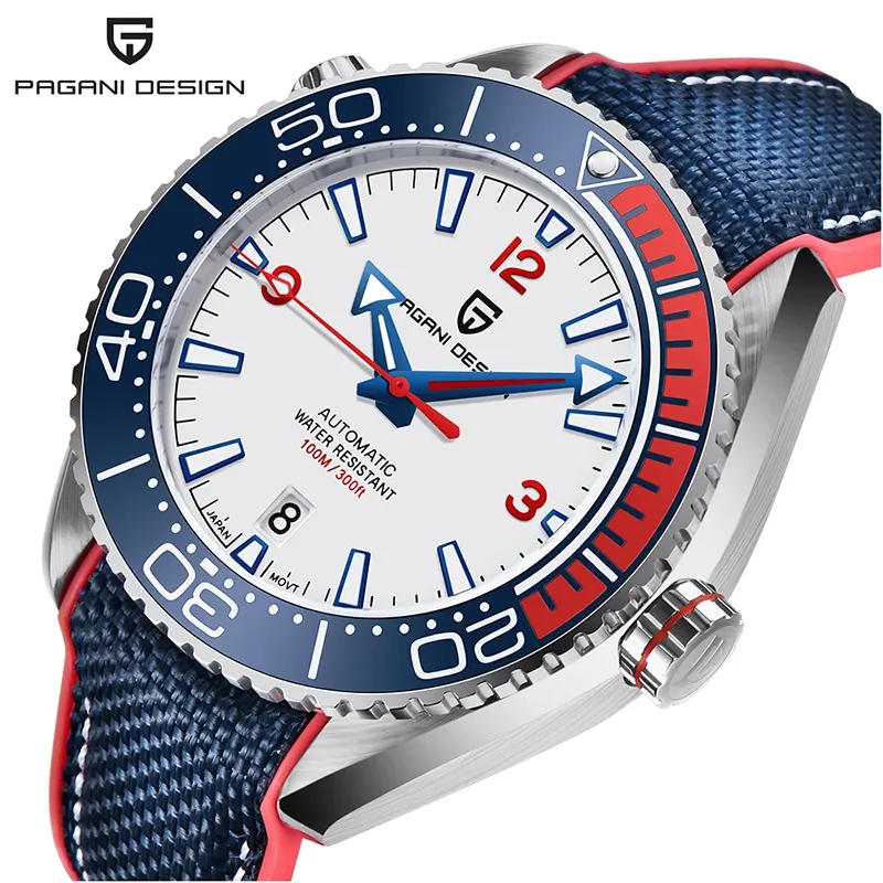 Pagani Design PD-1679 Seamaster White Dial Men's Watch