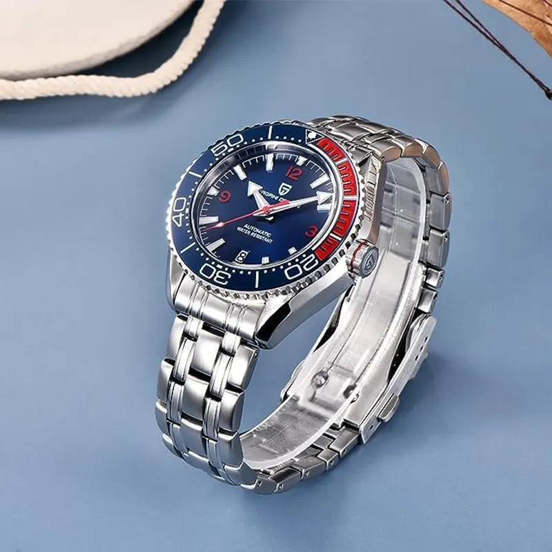 Pagani Design PD-1679 Seamaster Auto Blue Dial Men's Watch