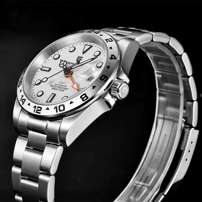 Pagani Design PD-1762 Explorer II GMT White Dial Men's Watch