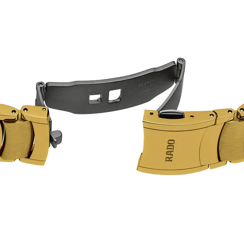 Rado Centrix Black Dial Gold-tone Men's Watch | R30527713