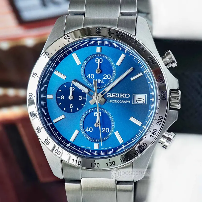 Seiko Spirit SBTR023 Chronograph Dark Blue Dial Men’s Watch