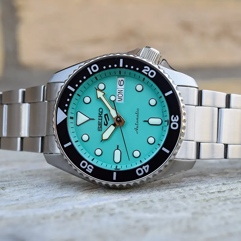Seiko 5 Sports “Midi” Tiffany Blue Men’s Watch | SRPK33K1