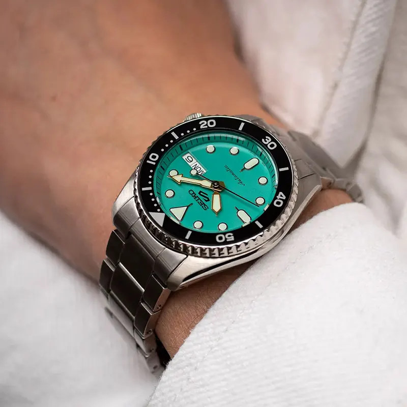 Seiko 5 Sports “Midi” Tiffany Blue Men’s Watch | SRPK33K1
