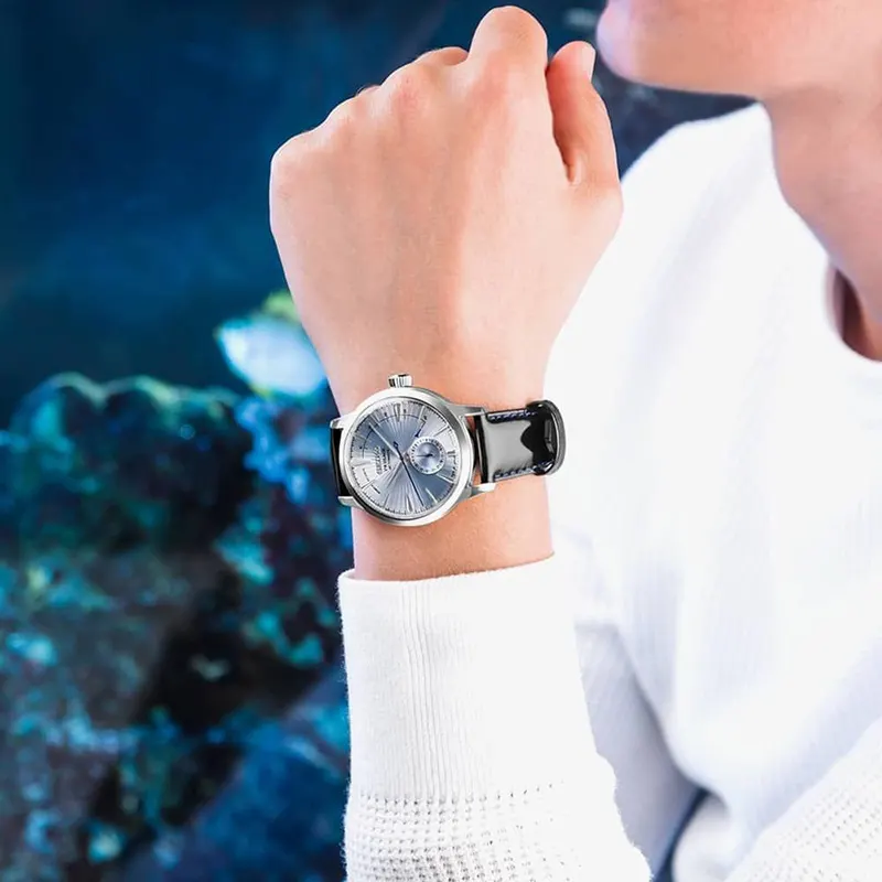 Seiko Presage 'Skydiving' Ice Blue Men's Watch | SSA343J1