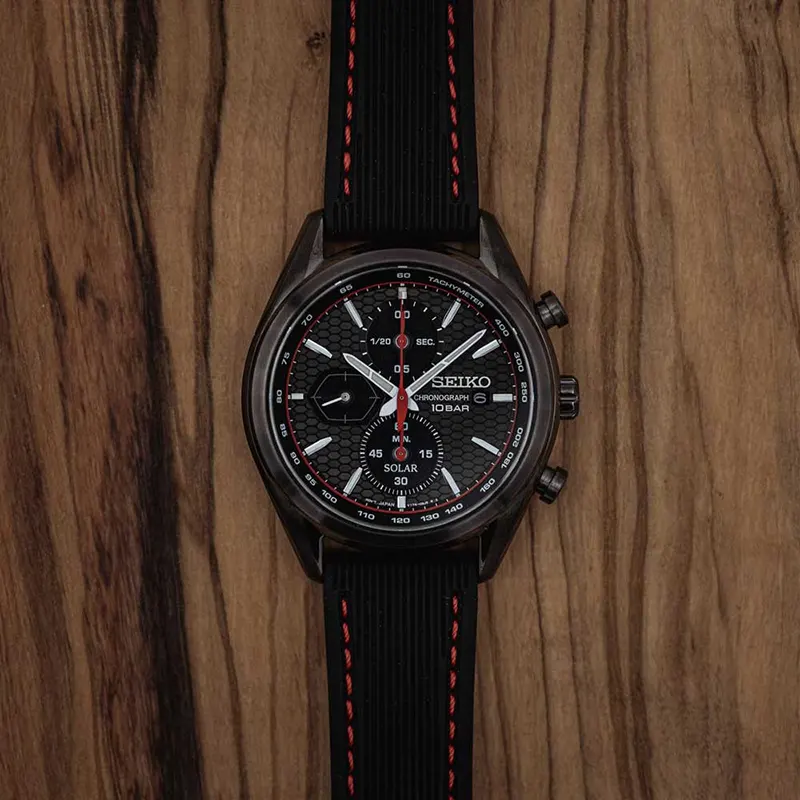 Seiko Solar Chronograph Black Dial Men’s Watch | SSC777P1
