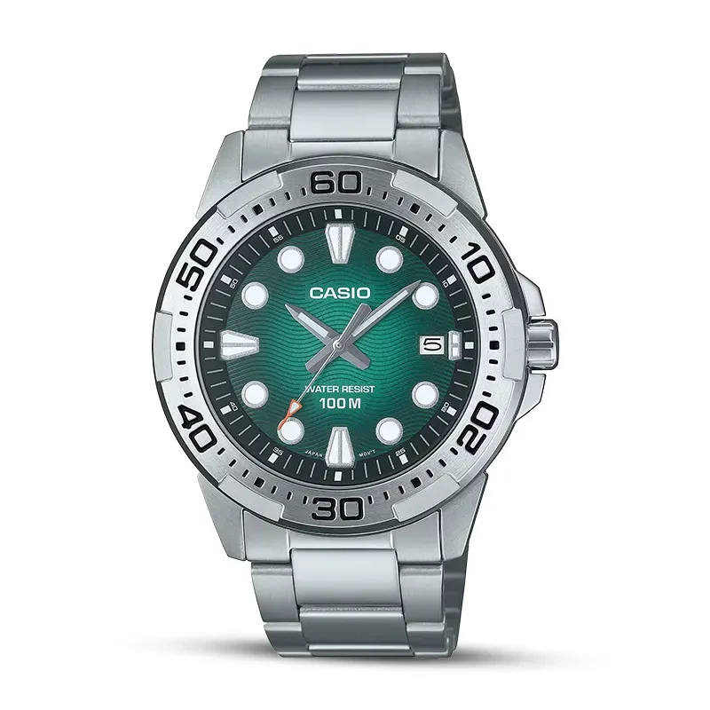 Casio Enticer Marine Green Dial Men's Watch | MTD-140D-3A