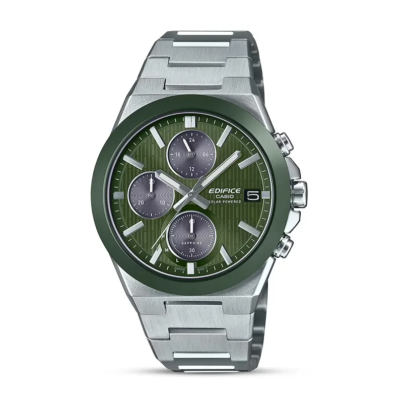 Casio Edifice Solar Green Dial Men's Watch | EFS-S650D-3A