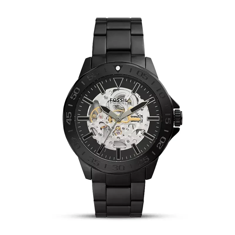 Fossil Bannon Automatic Black Steel Men's Watch | BQ2679