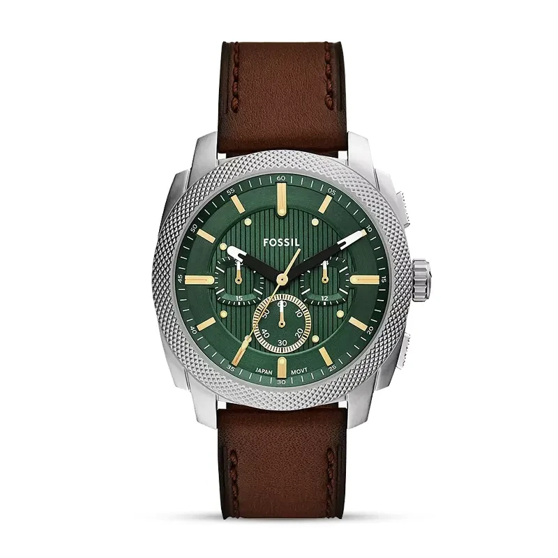 Fossil Machine Chronograph Green Dial Men's Watch | FS6100