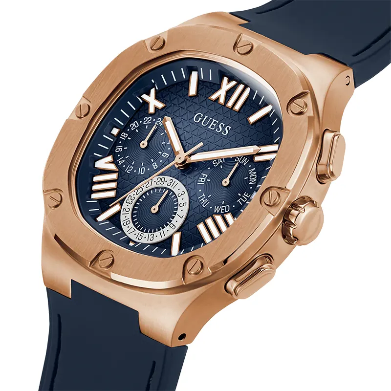 Guess Headline Multifunction Blue Dial Men’s Watch | GW0571G2