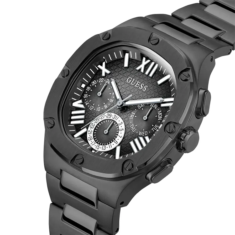 Guess Headline Multifunction Grey Dial Men’s Watch | GW0572G3