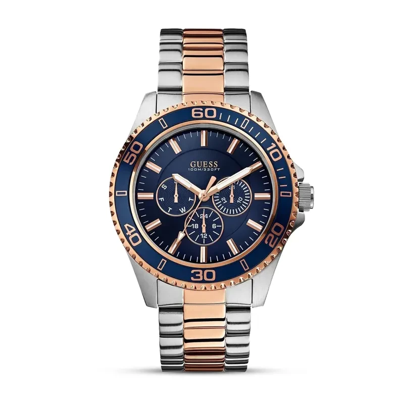 Guess Chaser Multi-function Blue Dial Men’s Watch | W0172G3