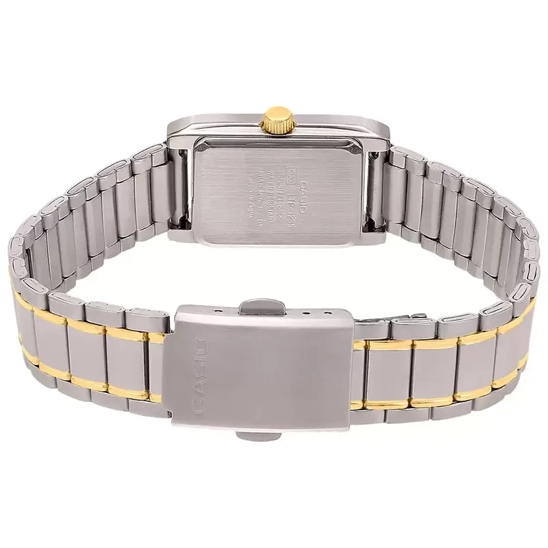 Casio LTP-1235SG-7A Silver Dial Dual-tone Ladies Watch