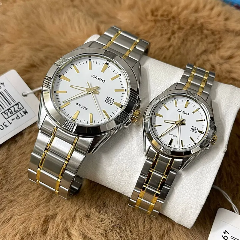 Casio Enticer Two-tone Couple Watch | MTP/LTP-1308SG-7AVDF