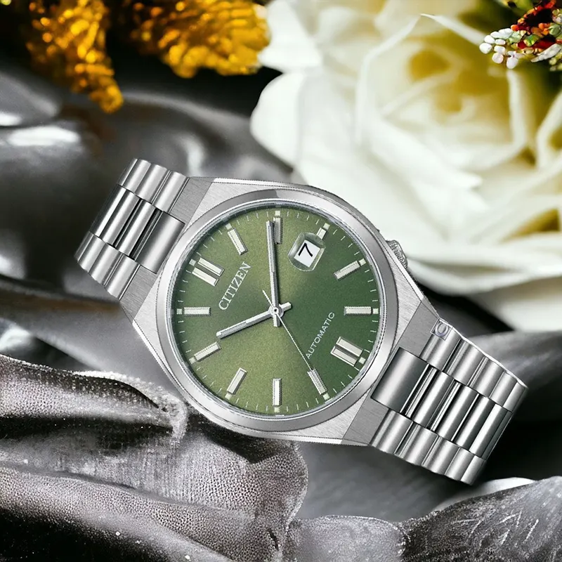 Citizen x Pantone Peaceful Green Automatic Men's Watch | NJ0158-89Z