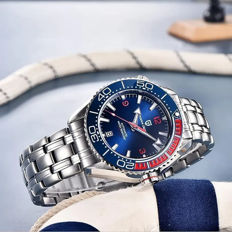 Pagani Design PD-1679 Seamaster Auto Blue Dial Men's Watch