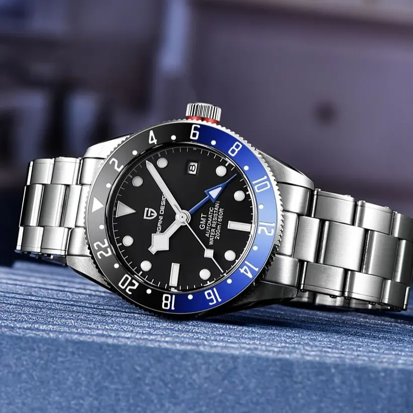 Pagani Design PD-1706 Black Bay GMT Automatic Men's Watch