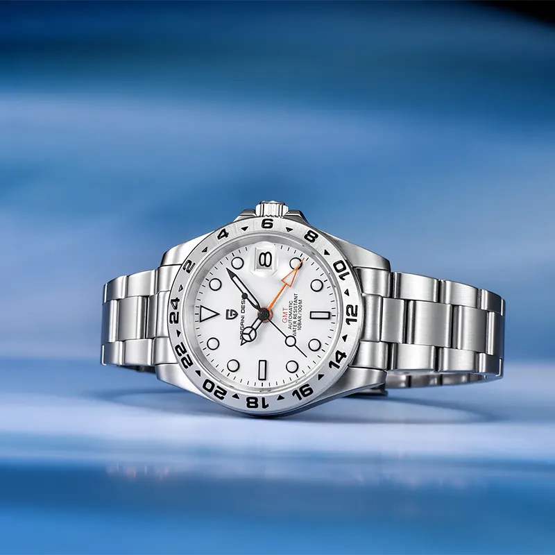Pagani Design PD-1762 Explorer II GMT White Dial Men's Watch