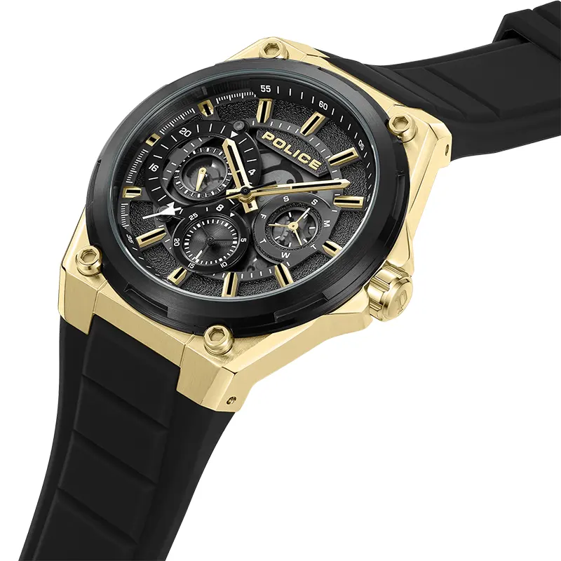 Police Salkantay Multifunction Black Dial Men's Watch | PEWJQ2203241