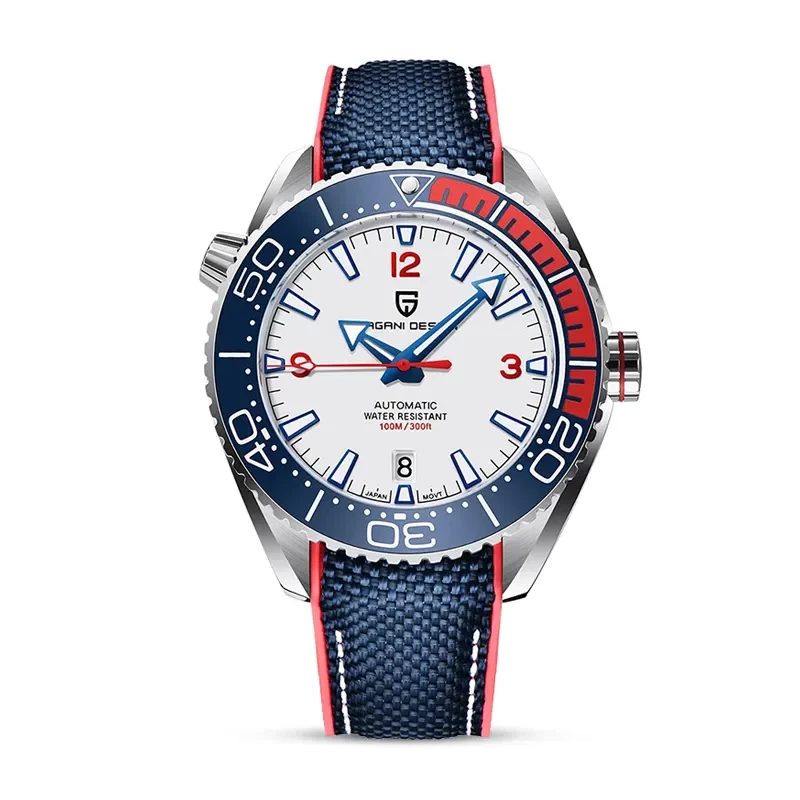 Pagani Design PD-1679 Seamaster White Dial Men's Watch