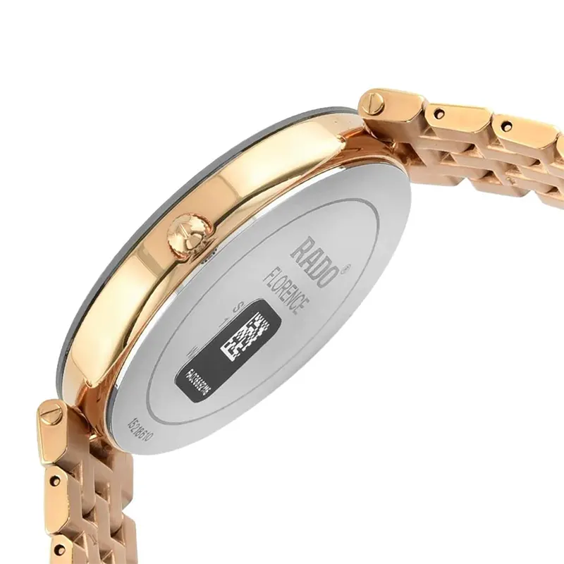 Rado Florence White Dial Rose Gold-tone Ladies Watch | R48869734