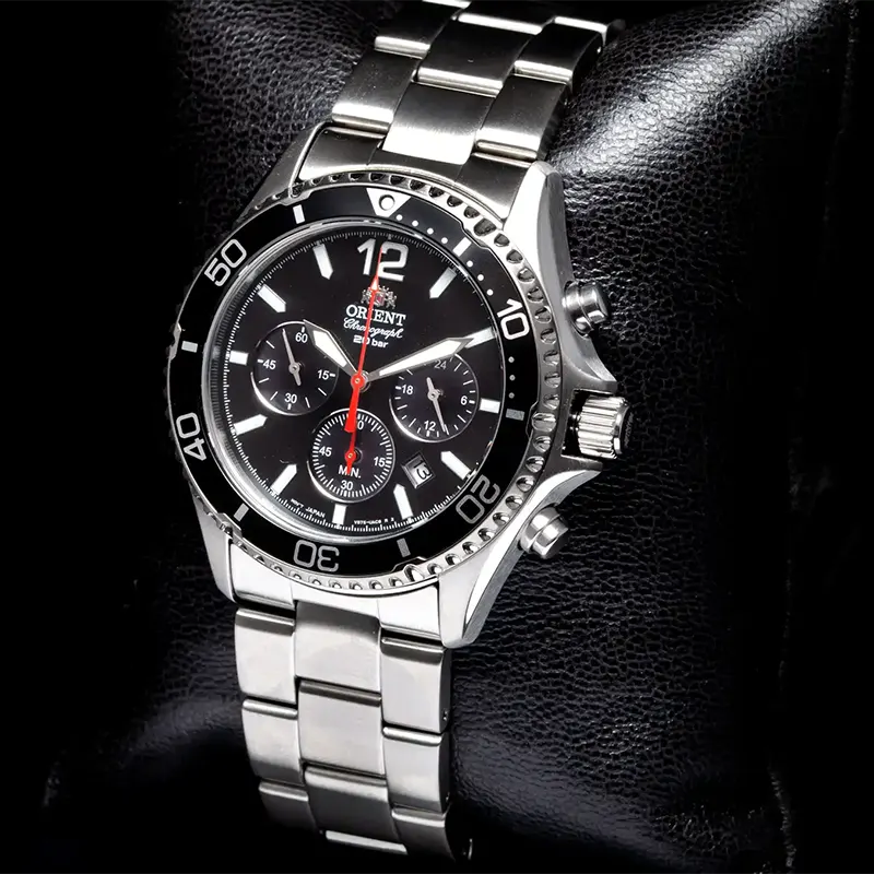 Orient Mako Solar Black Dial Men's Watch | RA-TX0202B