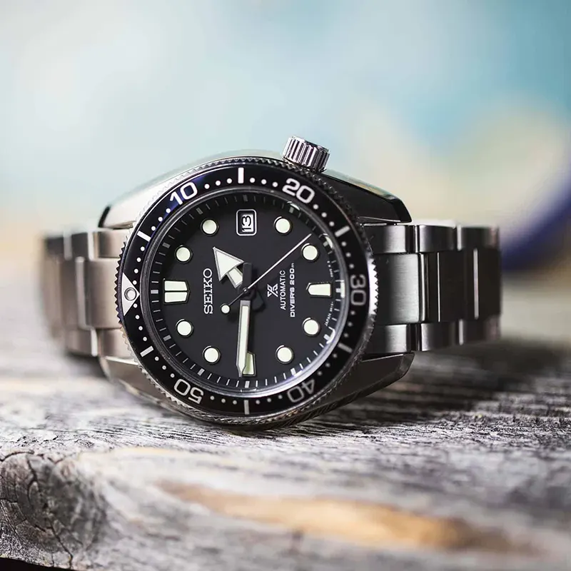 Seiko Prospex Sea Diver's Black Dial Men's Watch | SPB077J1