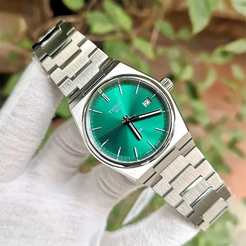 Tissot PRX 35mm Green Dial Watch | T137.210.11.081.00